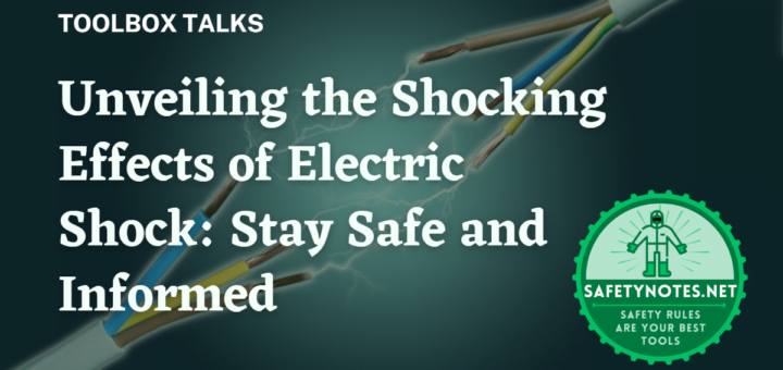 Electric shock safety Archives - Safety Notes