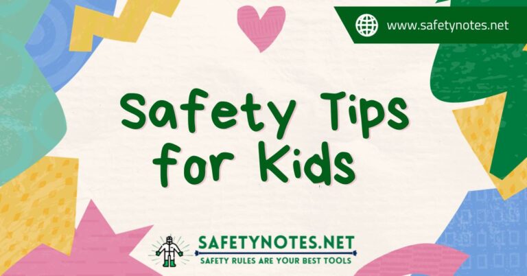 Safety Tips for Kids (Children) : How to Prevent Injuries and Accidents ...