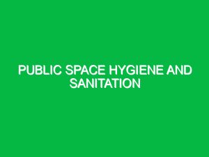 Accessibility and safety in public spacesClimate Change and Worker ...