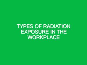 Radiation Safety - Safety Notes