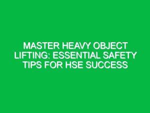 Essential Daily Checklist Template for HSE Success - Safety Notes