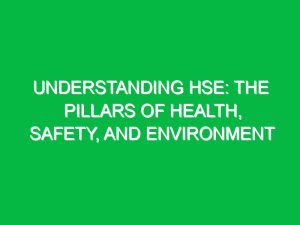 Effective Risk Management Strategies in the HSE Domain - Safety Notes