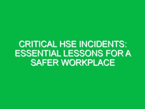 Understanding Hazards: Essential Insights for Health and Safety ...