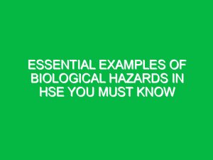 High Hazard Activities: Essential Toolbox Talk Tips for HSE - Safety Notes