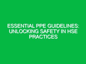 Winter Weather Safety: Essential Toolbox Talk for HSE Success - Safety ...