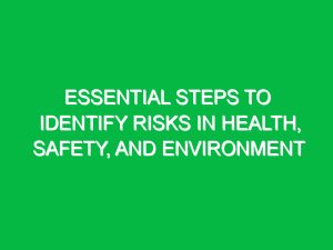 Unlocking HSSE: Essential Strategies for Health, Safety, and ...