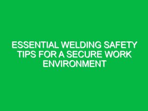 Essential HSE Safety Notes: Protect Your Workplace Today! - Safety Notes
