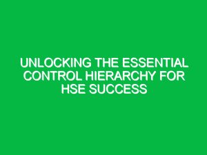 Essential Housekeeping Practices in Construction: HSE Toolbox Talk ...