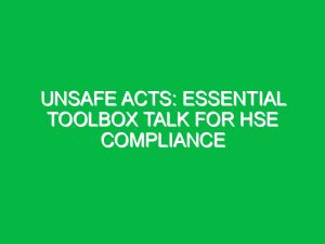 Master the Three Point Contact Rule: Essential HSE Safety Secrets ...