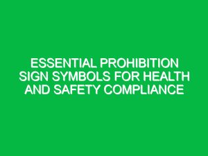 Essential Safety Gear for HSE: Unlocking a Safer Workplace - Safety Notes