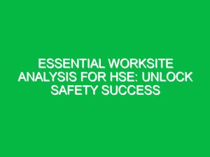 Essential Guide: Understanding Struck-By Hazards in HSE - Safety Notes