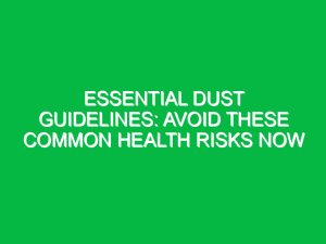 Essential Guidelines to Mitigate Dust Hazards in Construction Sites ...