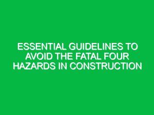 Must-Know Fatigue Guidelines: Avoid These Critical Safety Risks ...