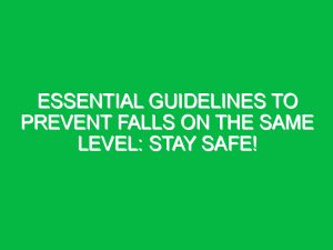 Essential Guide to the Fatal Four Hazards (Construction) You Must Know ...