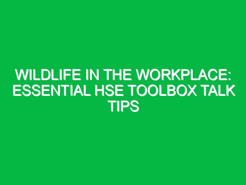 Winter Weather Safety: Essential Toolbox Talk for HSE - Safety Notes Winter Weather Safety: Essential Toolbox Talk for HSE - Safety Notes